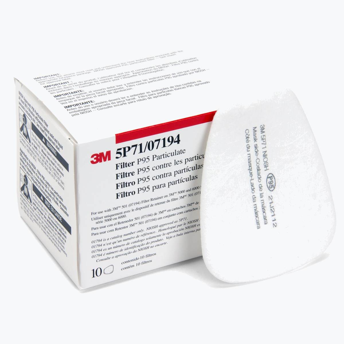 Filtro 3M™ 5N11, Para Particulas N95 – Security Hnos